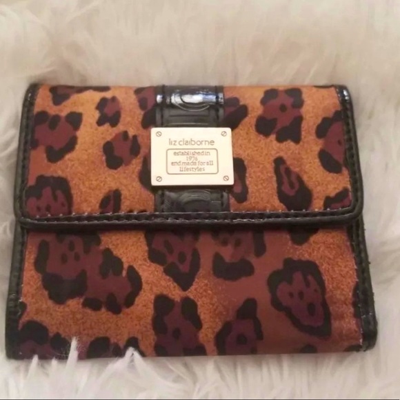 Liz Claiborne | Bags | Vintage Liz Claiborne Animal Print Wallet | Poshmark
